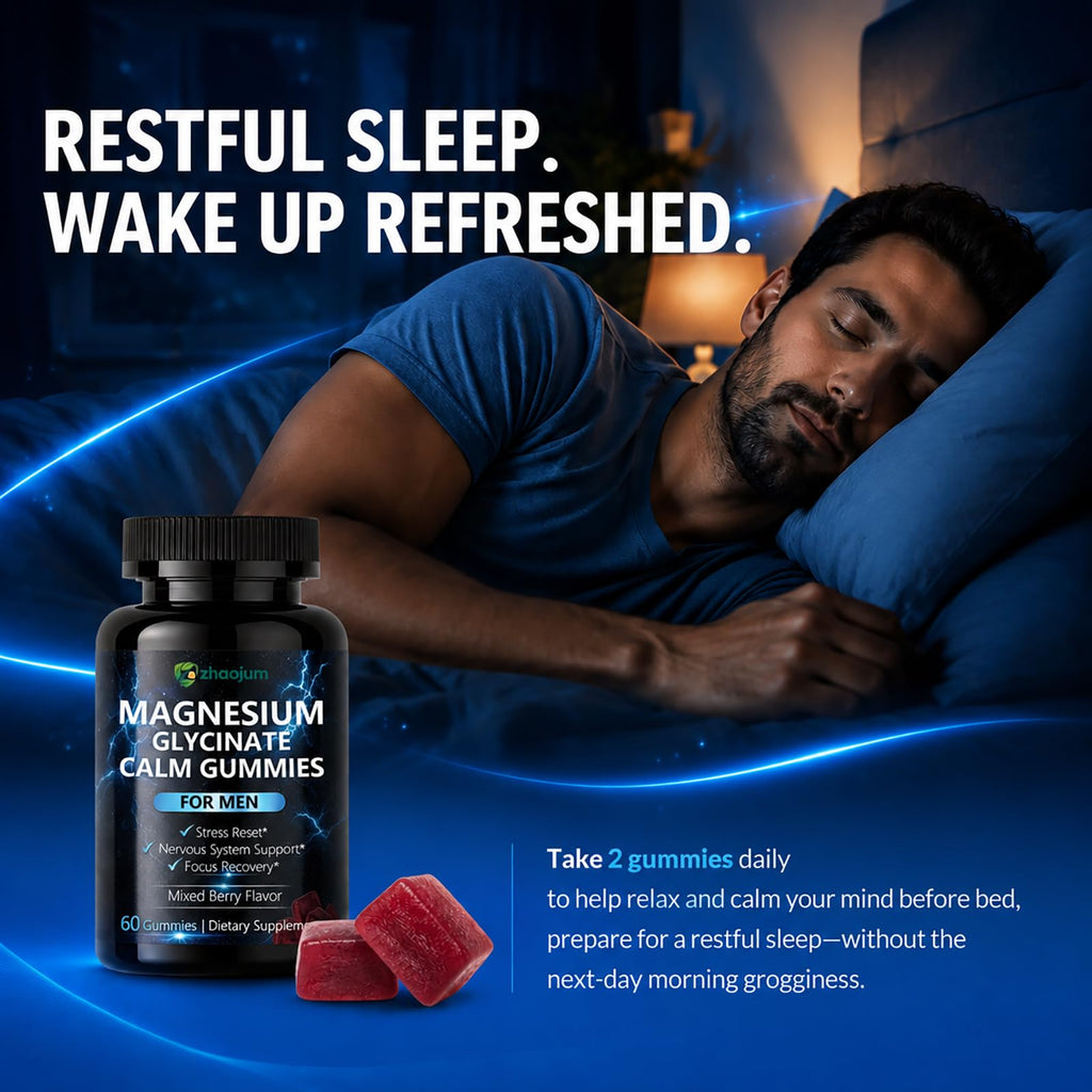 Natural magnesium supplement gummies for wellness