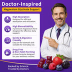 Natural magnesium supplement in gummy form