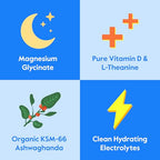 Natural magnesium supplement sticks