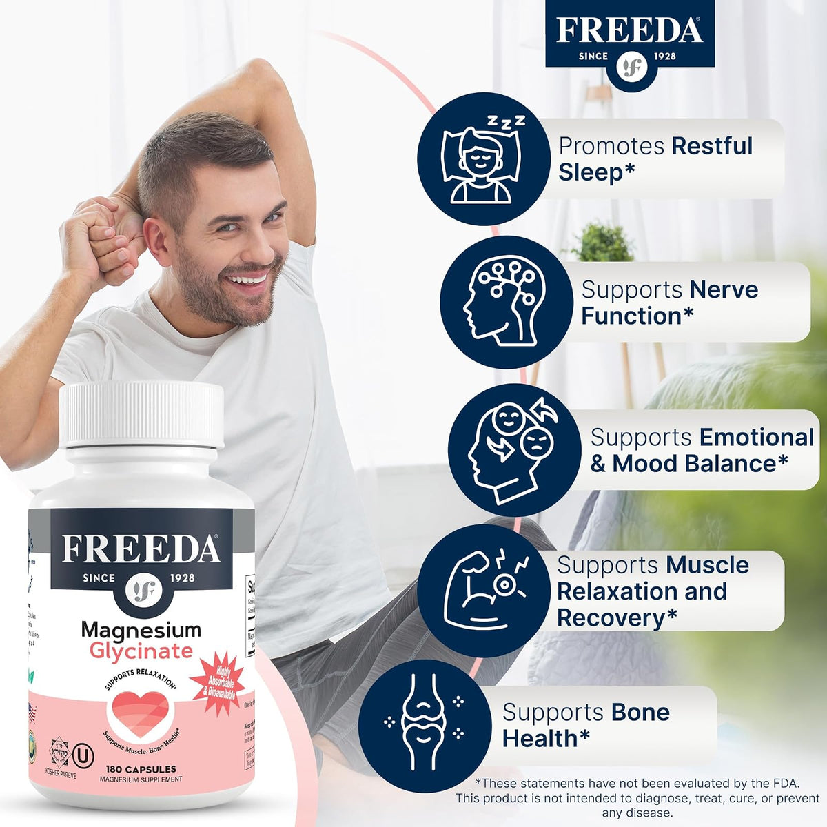 Natural magnesium support for muscle health