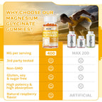 Natural magnesium support in gummy form