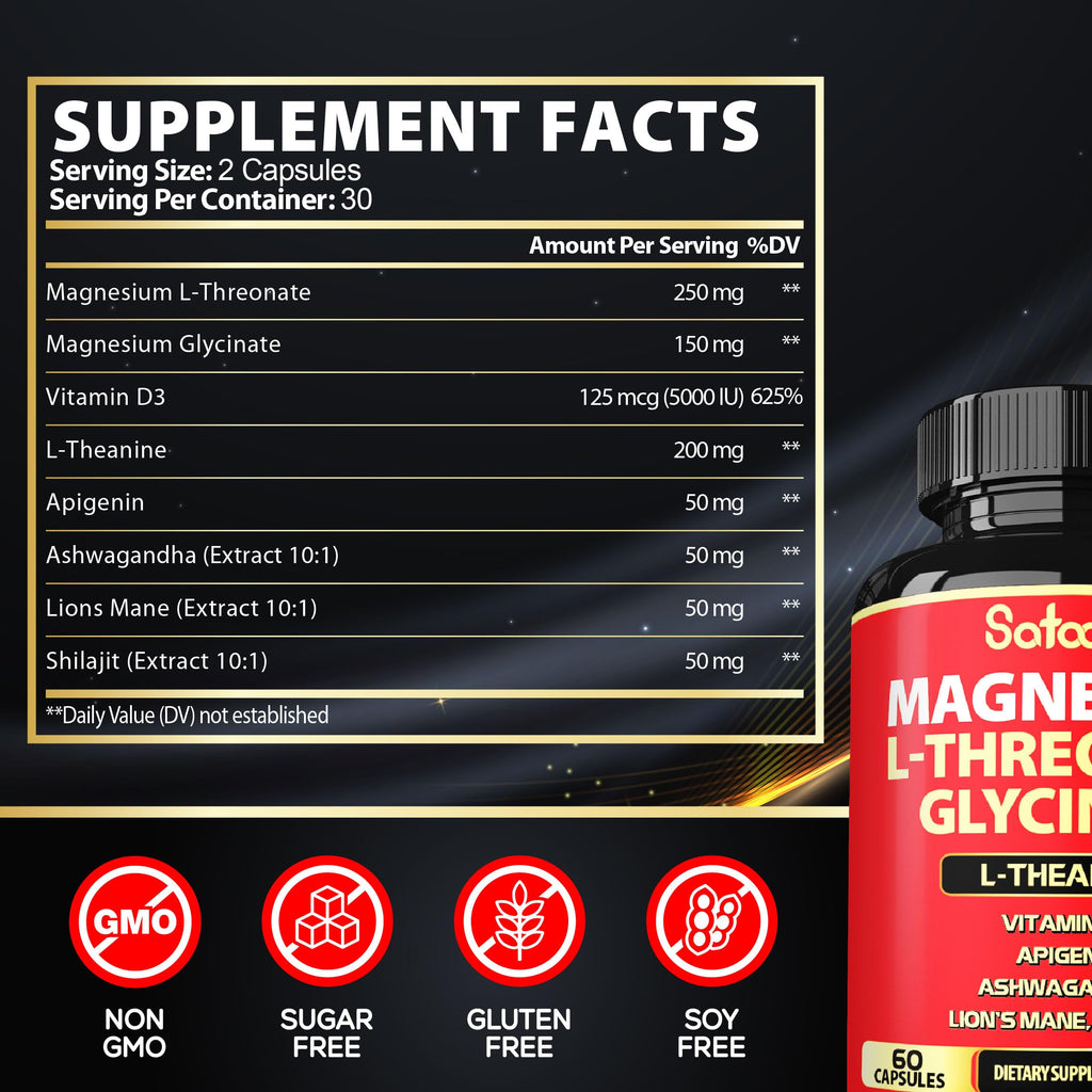 Natural magnesium with Ashwagandha benefits