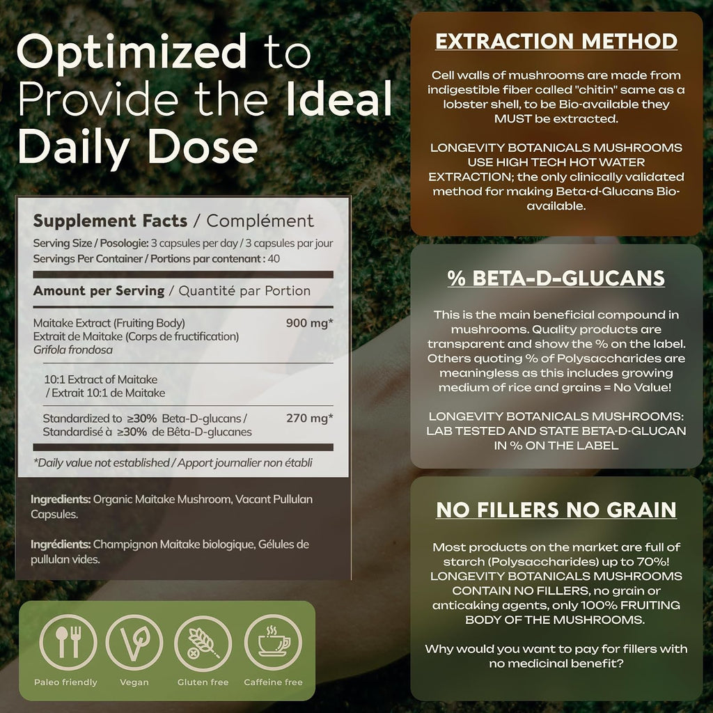 natural maitake mushroom extract for wellness