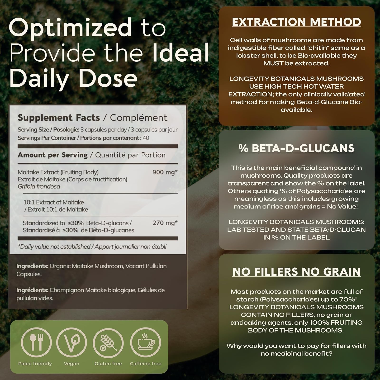 natural maitake mushroom extract for wellness