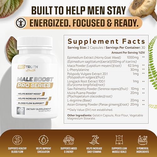 Natural male enhancement herbal supplement