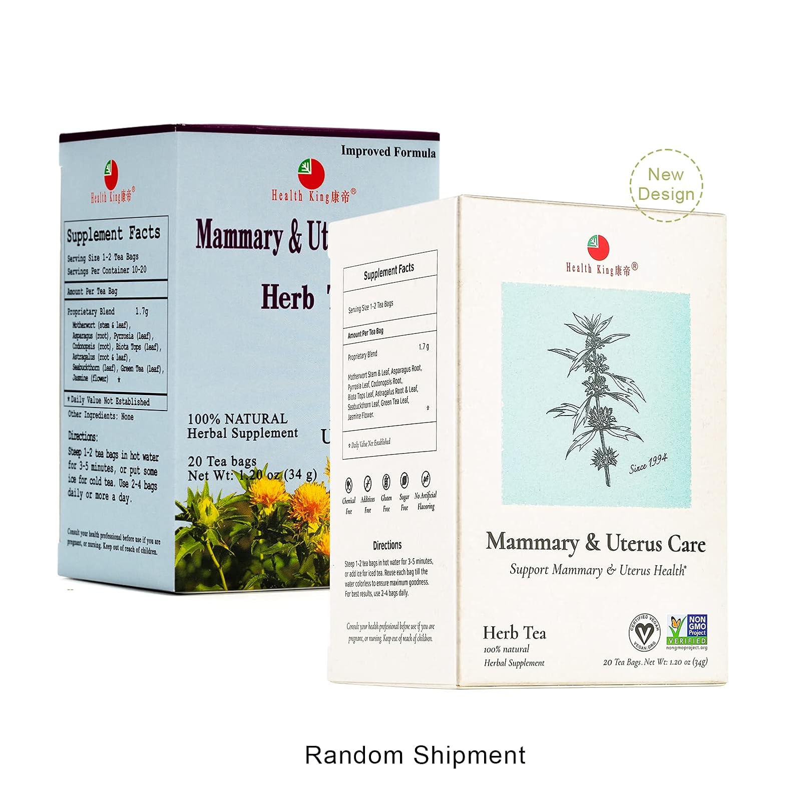 natural mammary and uterus support