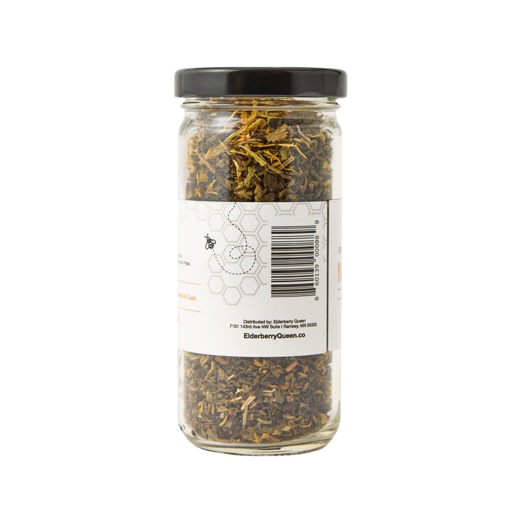 natural mango green tea infusion