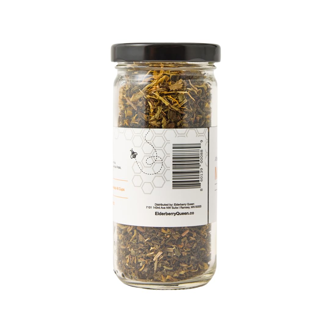 natural mango green tea infusion