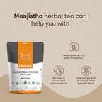 Natural Manjistha powder for detox drinks