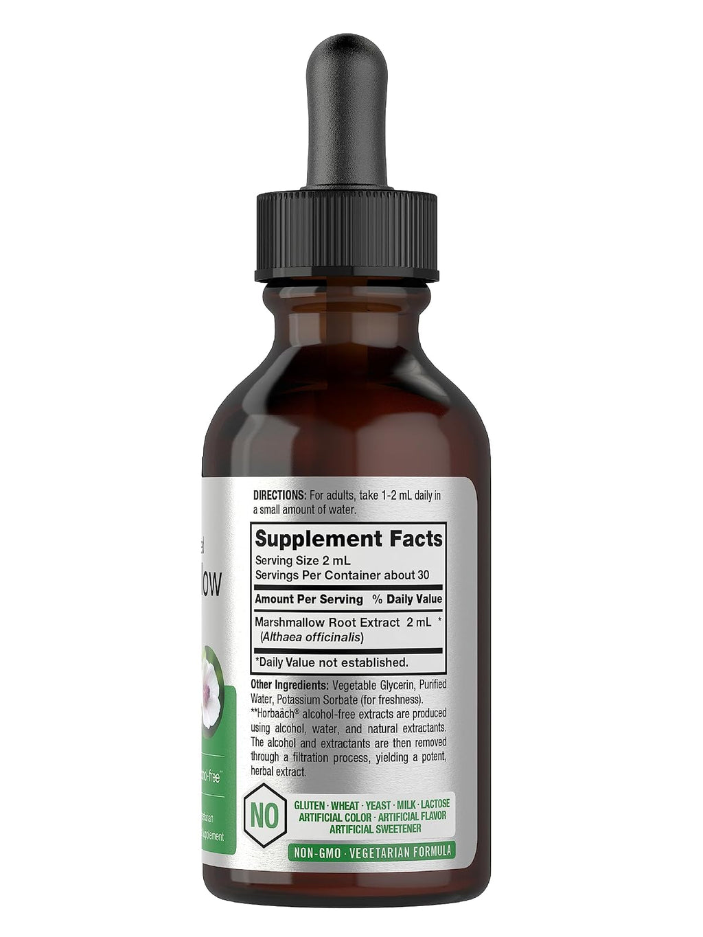 Natural marshmallow root extract for digestion