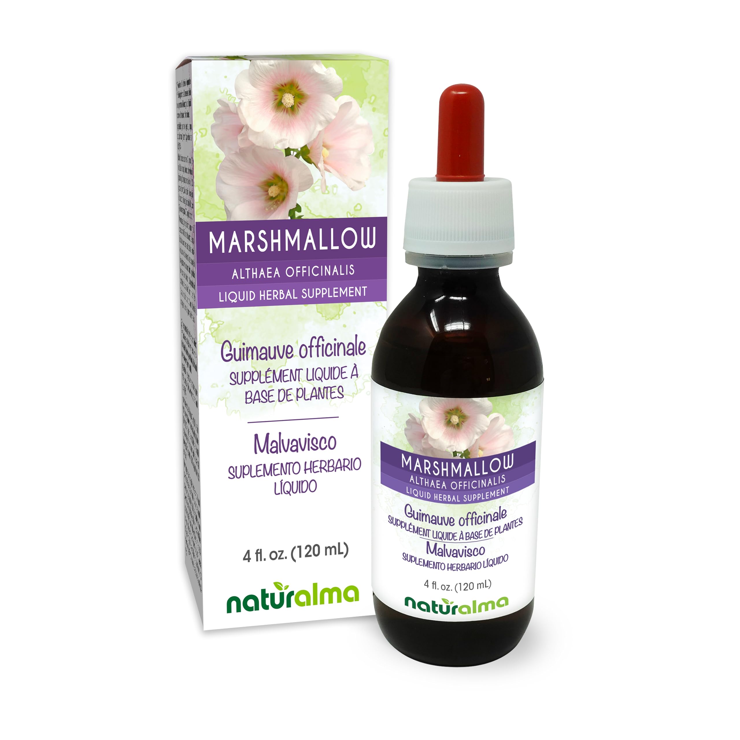 natural marshmallow root tincture drops