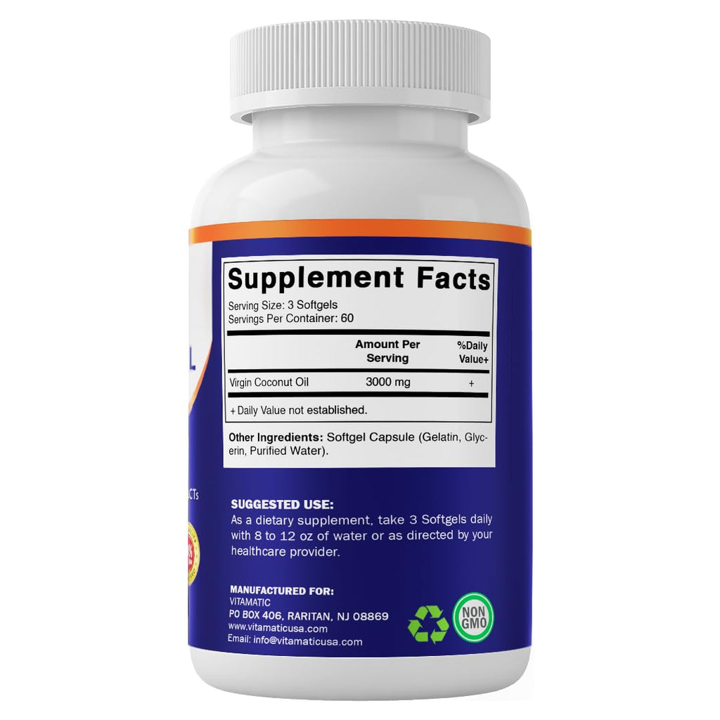 Natural MCT oil for daily use