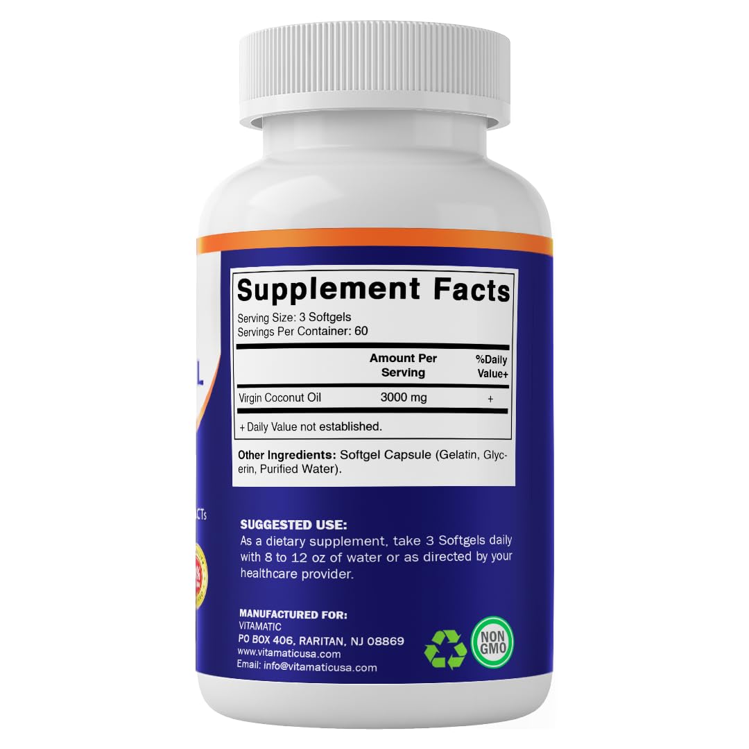 Natural MCT oil for daily use