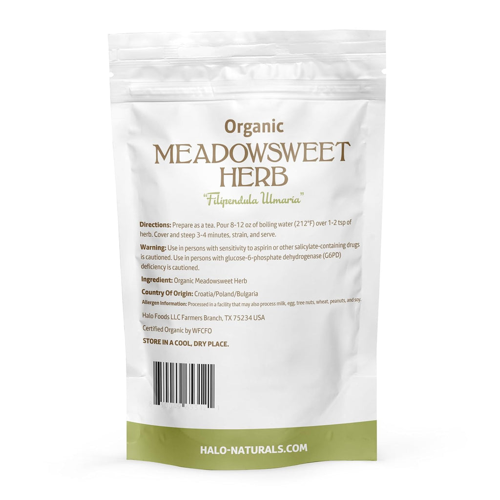 natural meadowsweet herbal detox tea