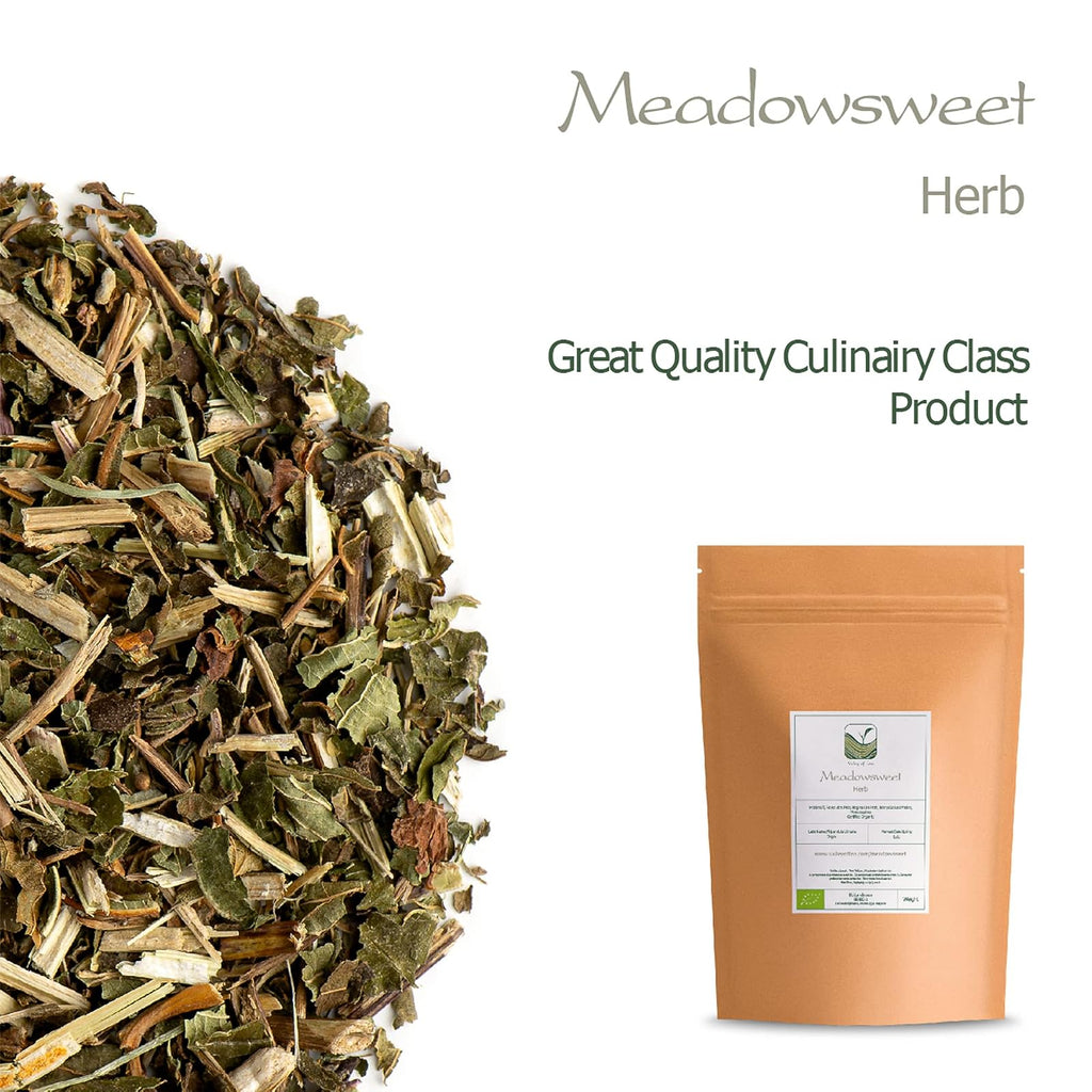 natural meadowsweet herbal infusion