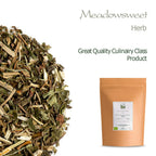 natural meadowsweet herbal infusion