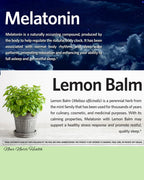 natural melatonin for better sleep