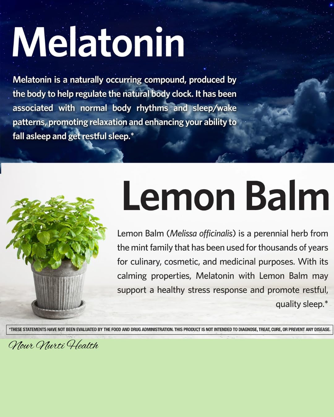 natural melatonin for better sleep