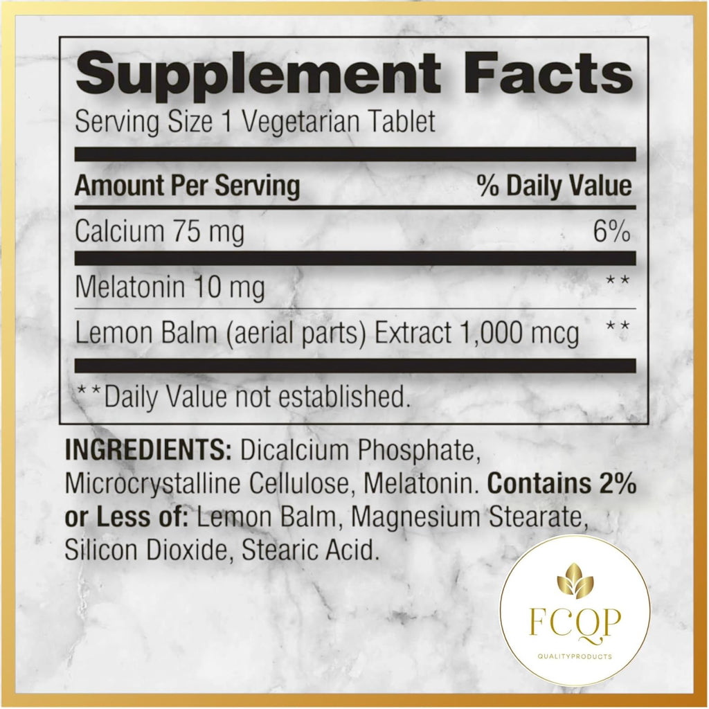 natural melatonin for improved sleep
