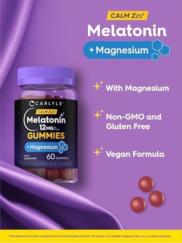 Natural melatonin gummies for restful nights