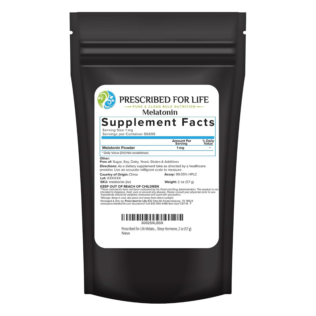 natural melatonin powder for sleep