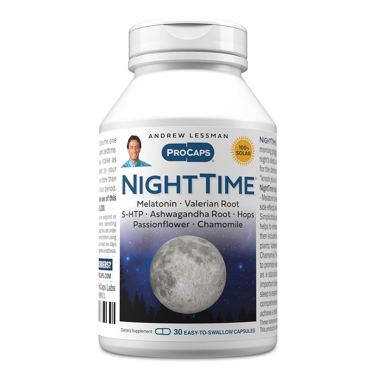 natural melatonin sleep aid capsules