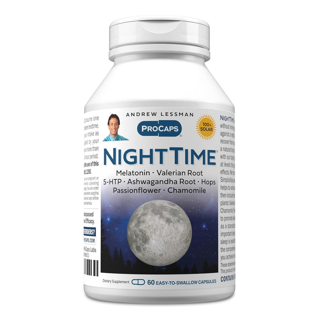 natural melatonin sleep aid capsules