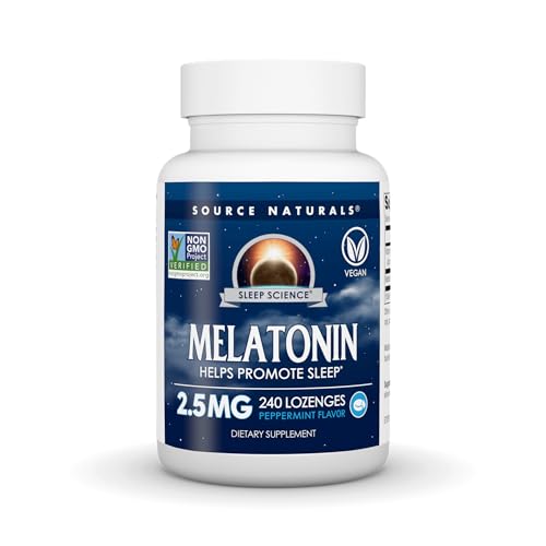 natural melatonin sleep support lozenges