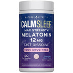 natural melatonin sleep support tablets