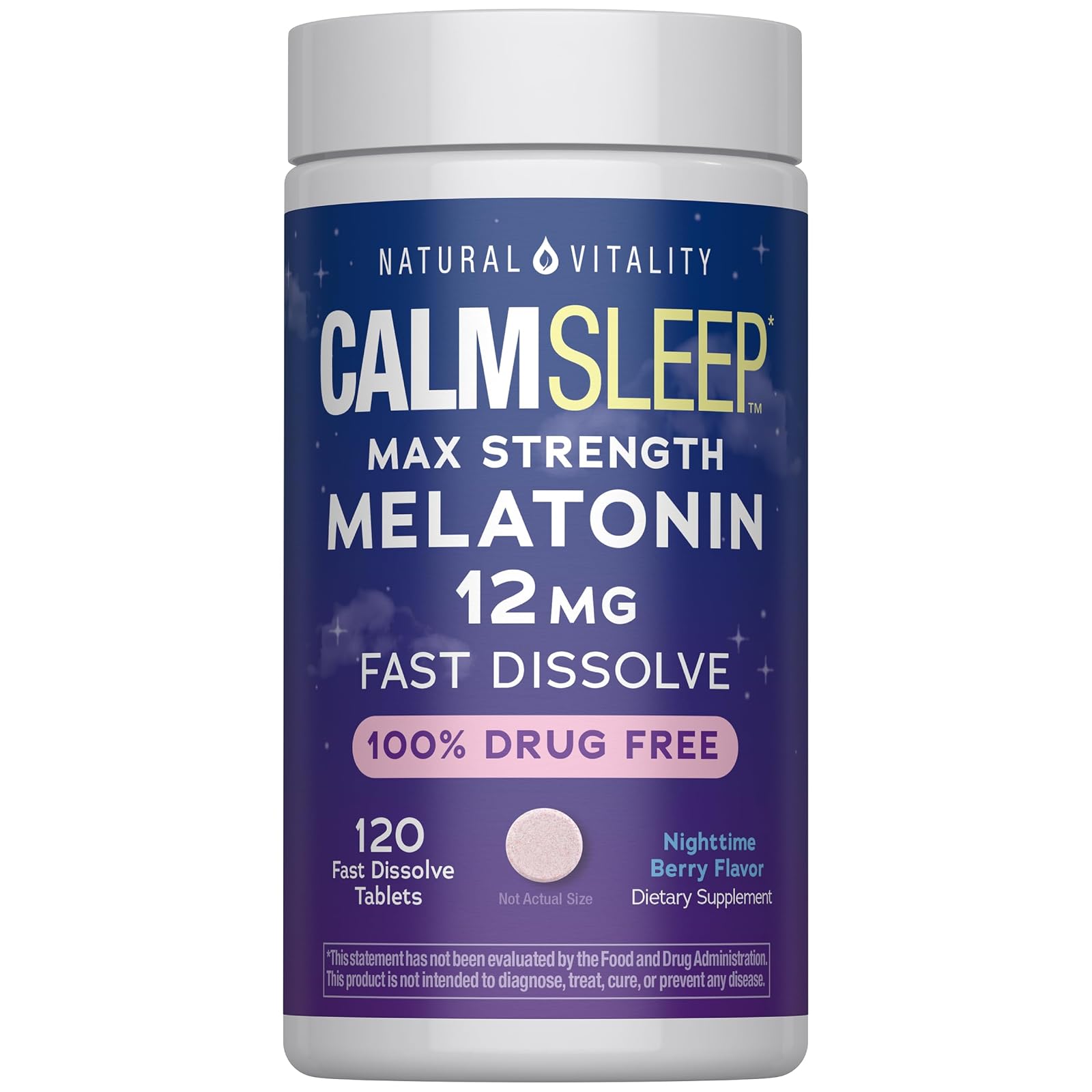 natural melatonin sleep support tablets