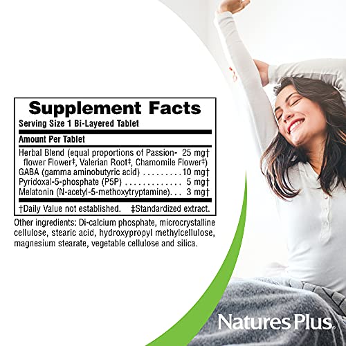 natural melatonin tablets for nighttime calm