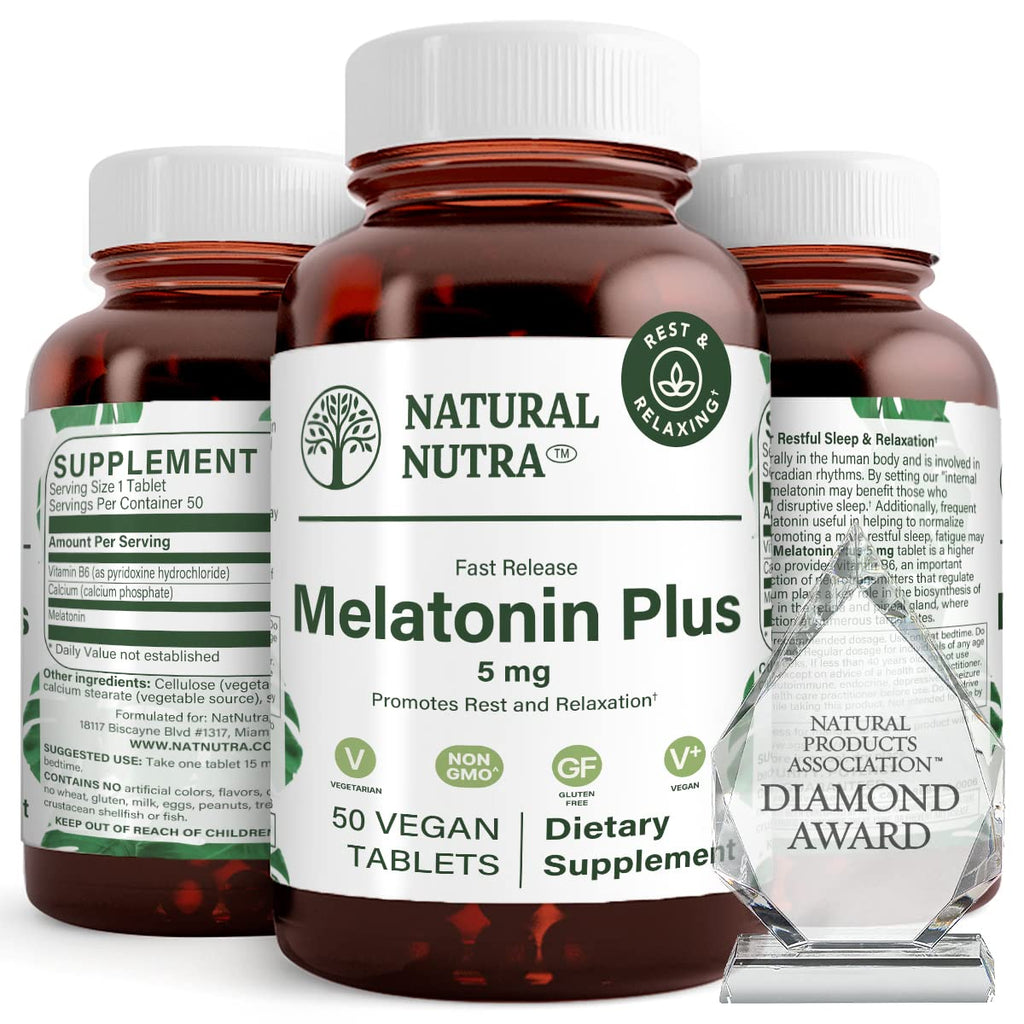 natural melatonin tablets for sleep