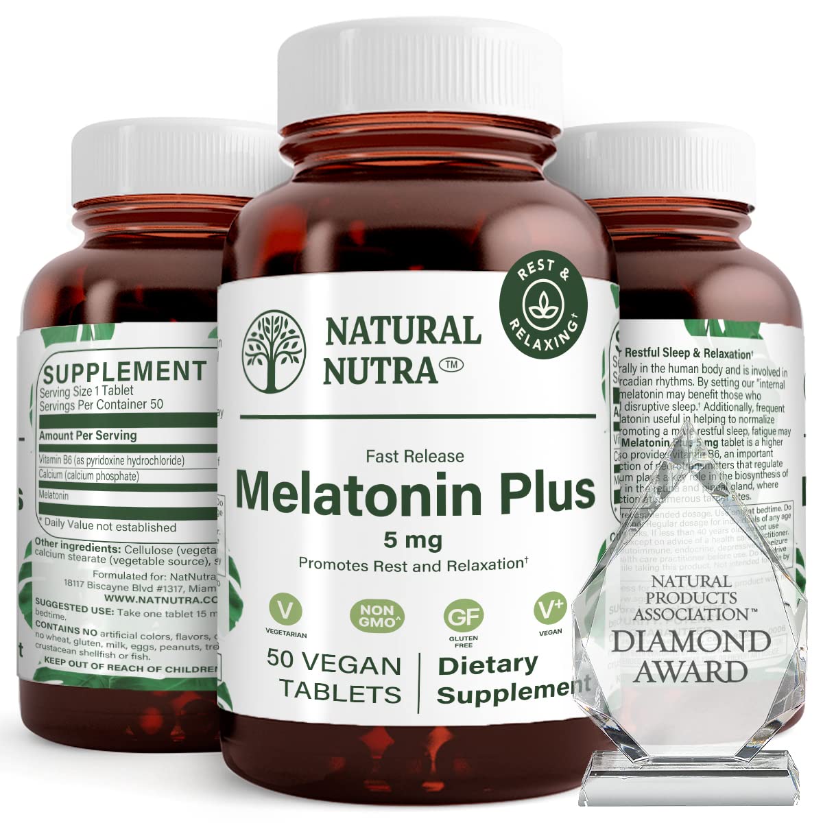 natural melatonin tablets for sleep