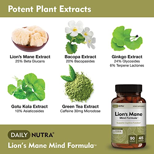 Natural memory booster from mushrooms