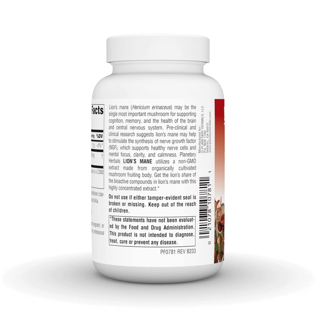 Natural memory booster with Lion's Mane