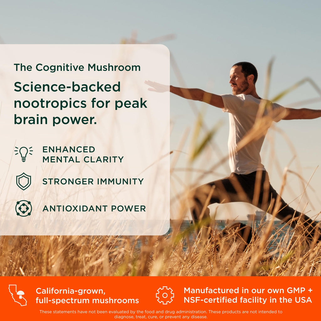 natural memory booster with mushrooms