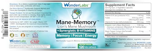 Natural memory enhancement with mushrooms