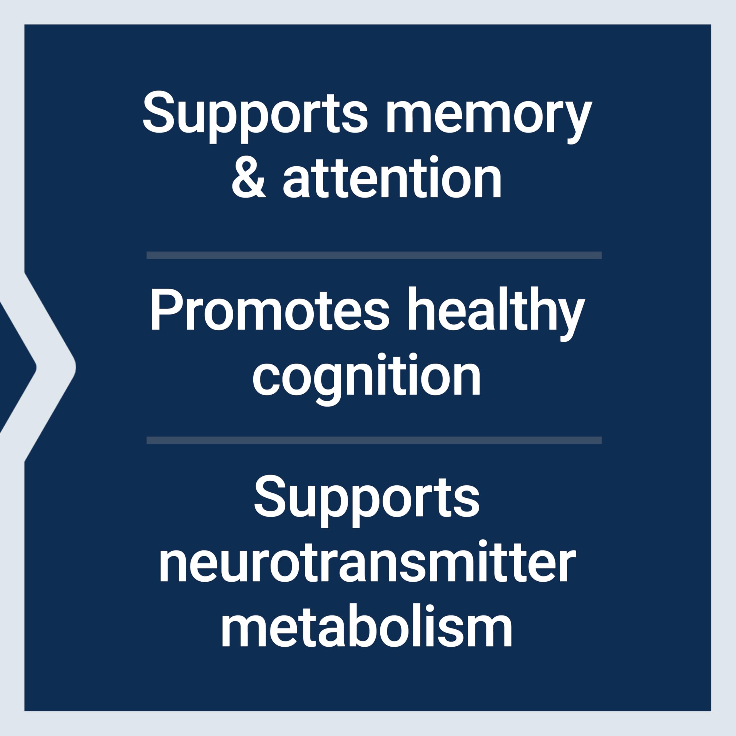Natural memory support supplement