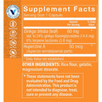 Natural memory support supplement