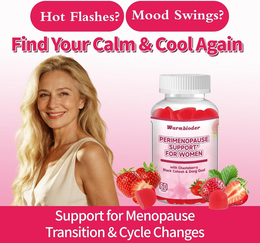 natural menopause relief gummies for women