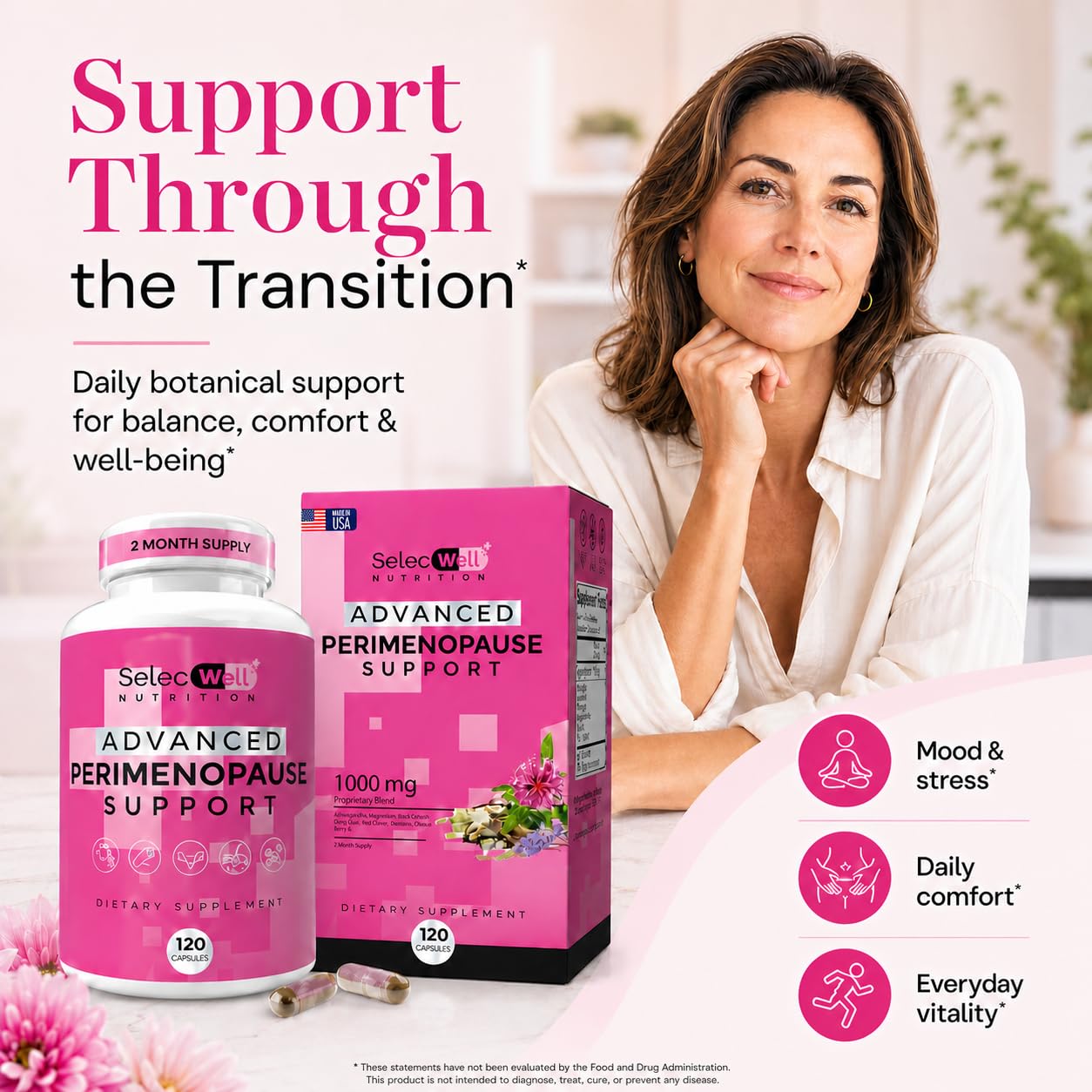 natural menopause relief supplement capsules