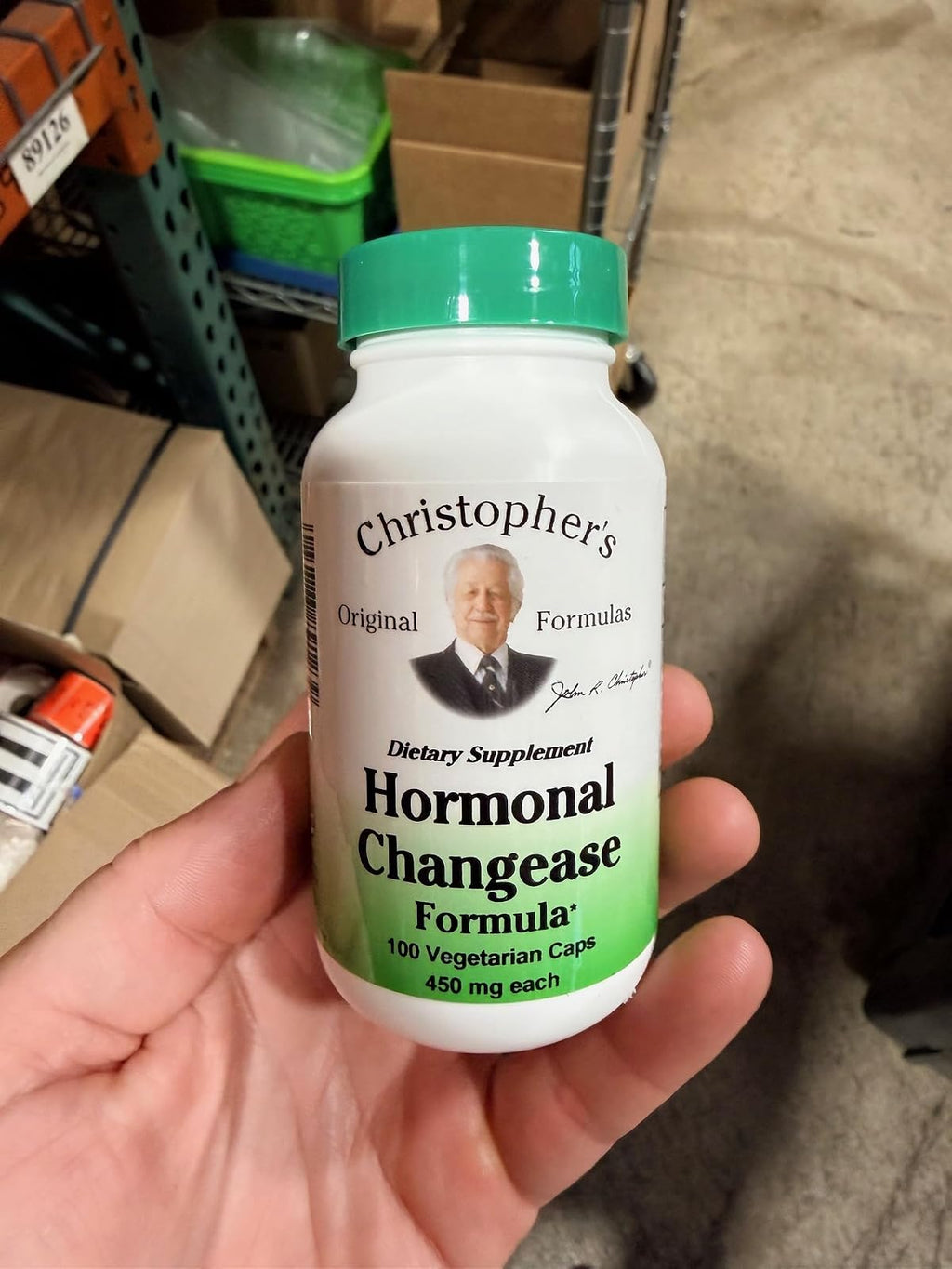 Natural menopause relief with capsules