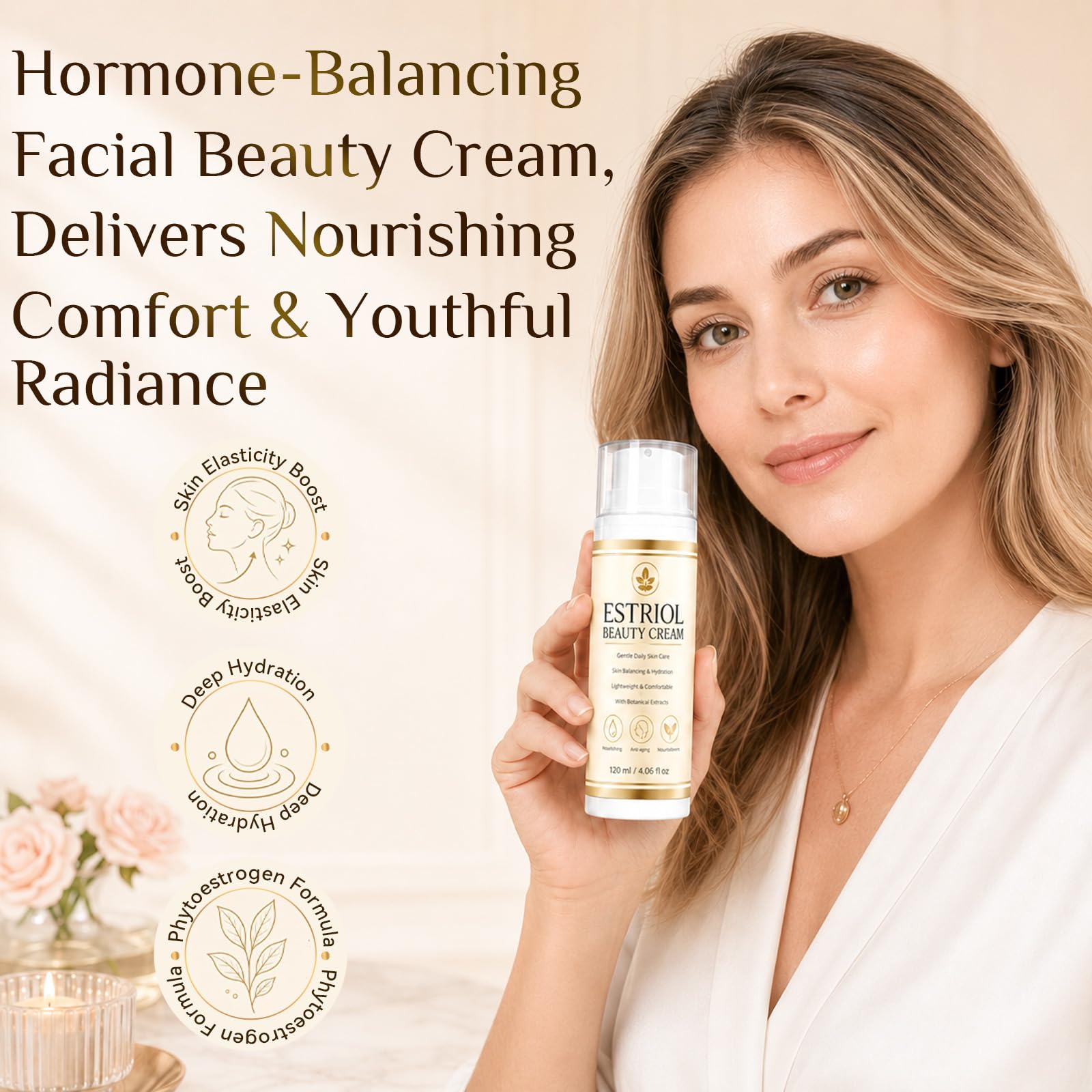 Natural menopause relief with estriol