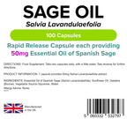 Natural menopause relief with sage oil