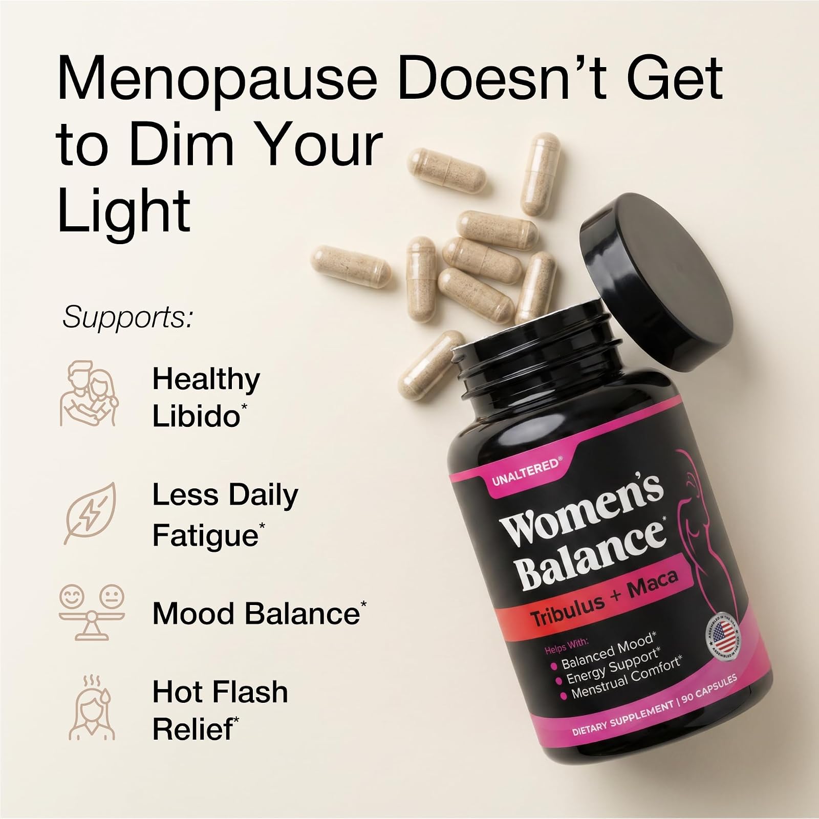 natural menopause support capsules