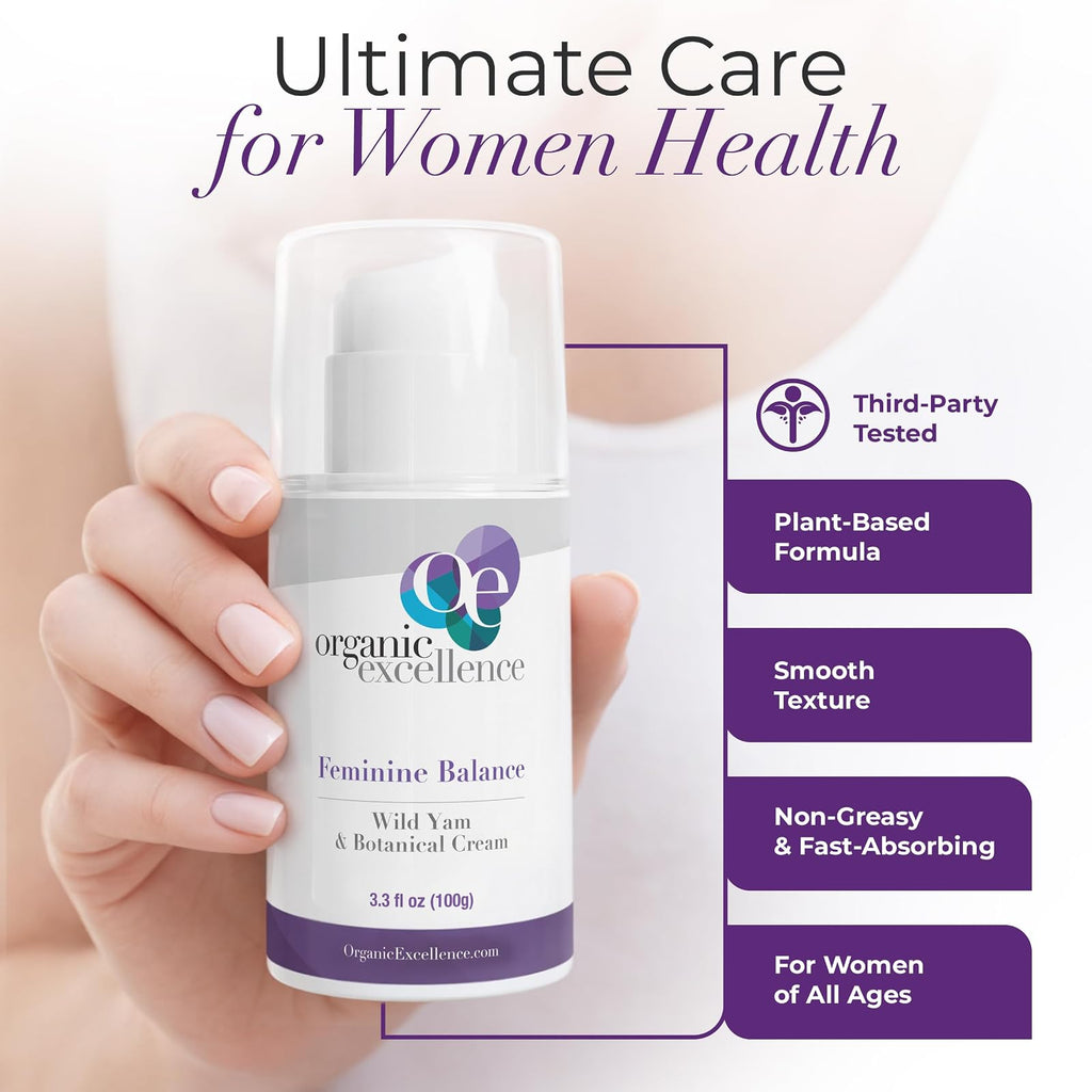 Natural menopause support cream for women