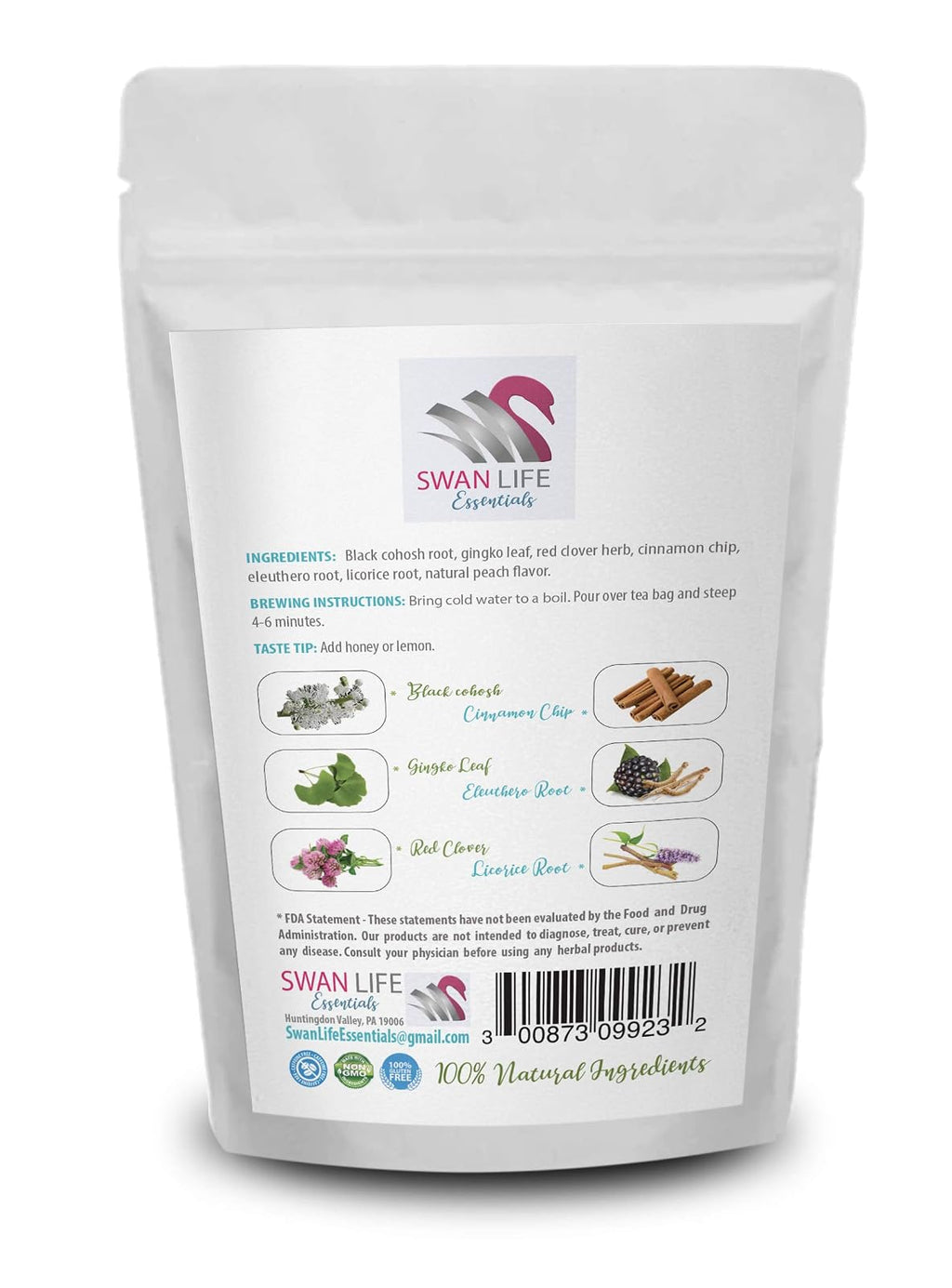 natural menopause support herbal infusion