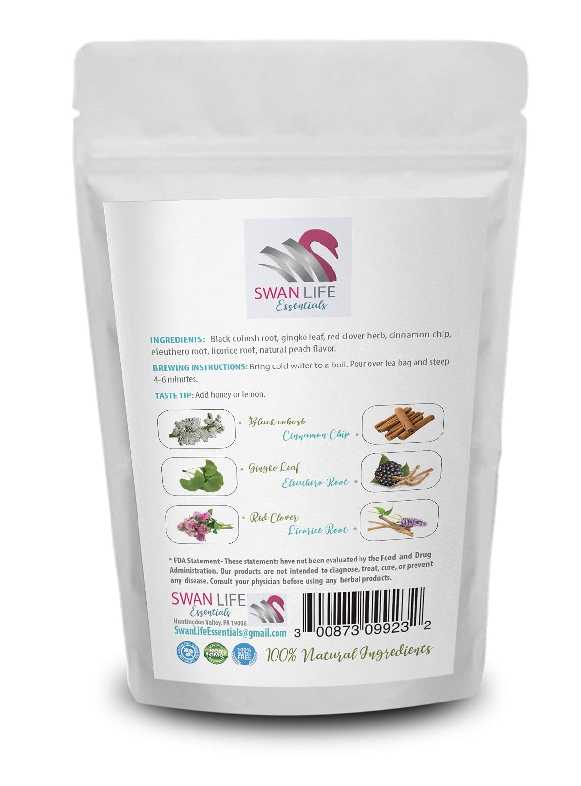 natural menopause support herbal infusion