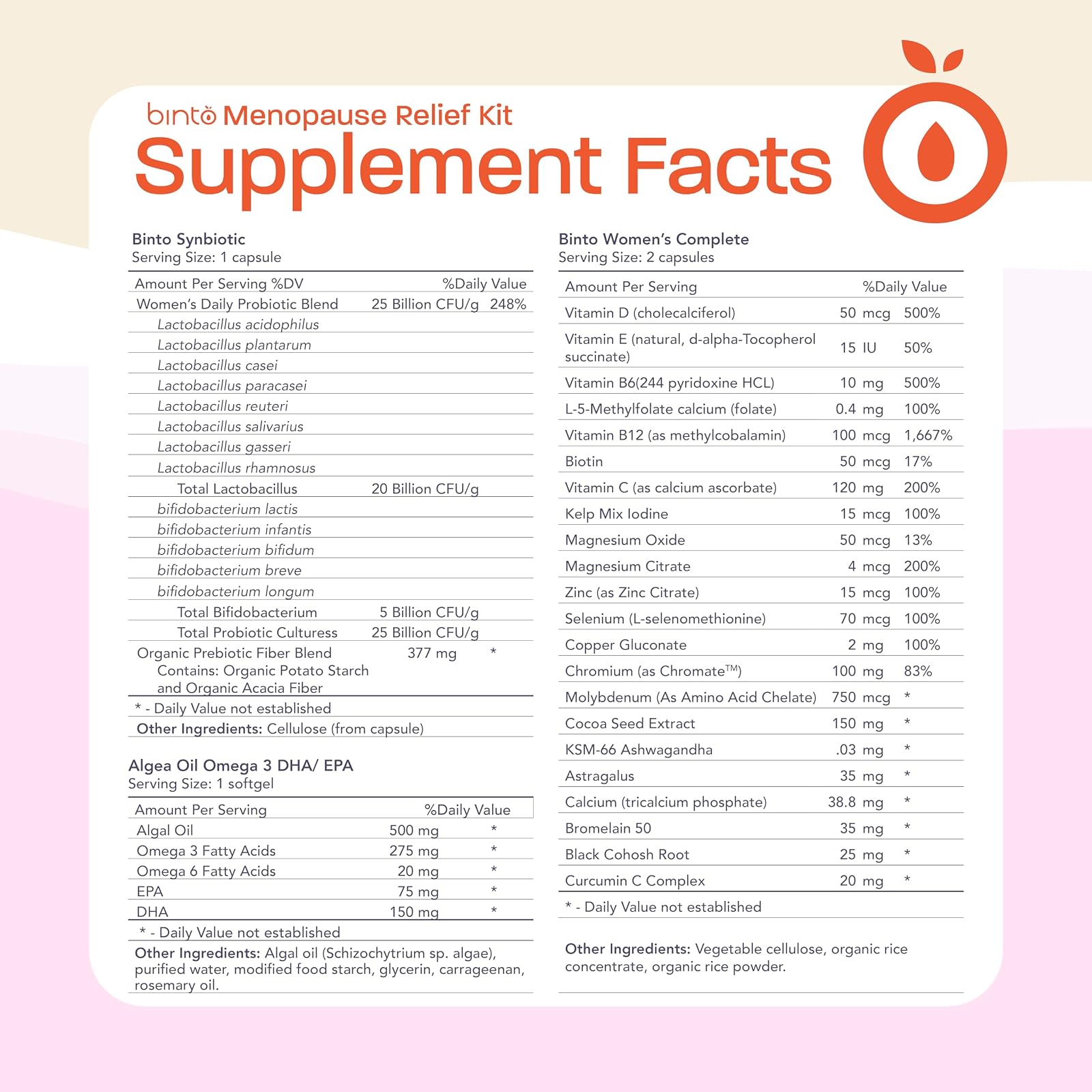 natural menopause support kit