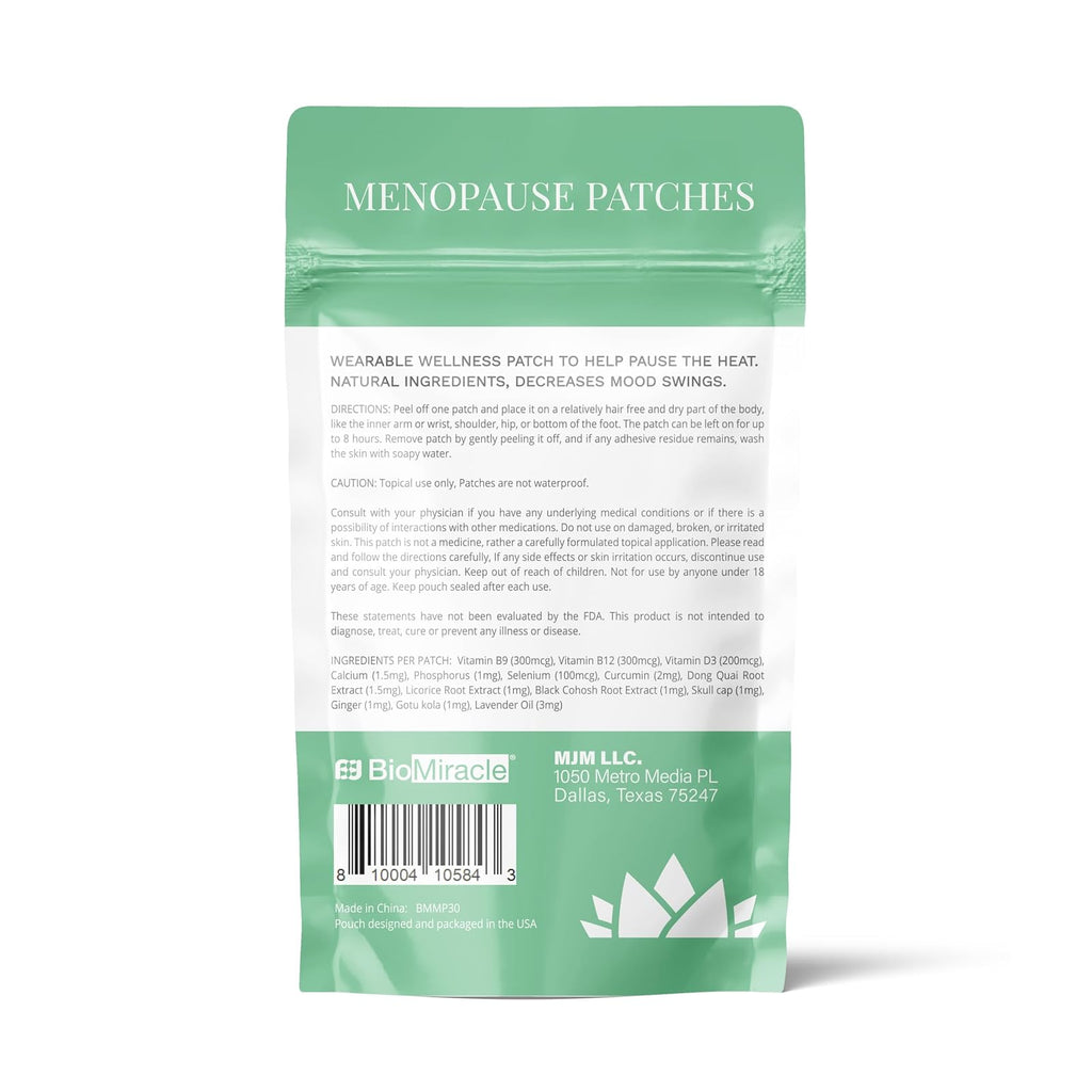 natural menopause support patches